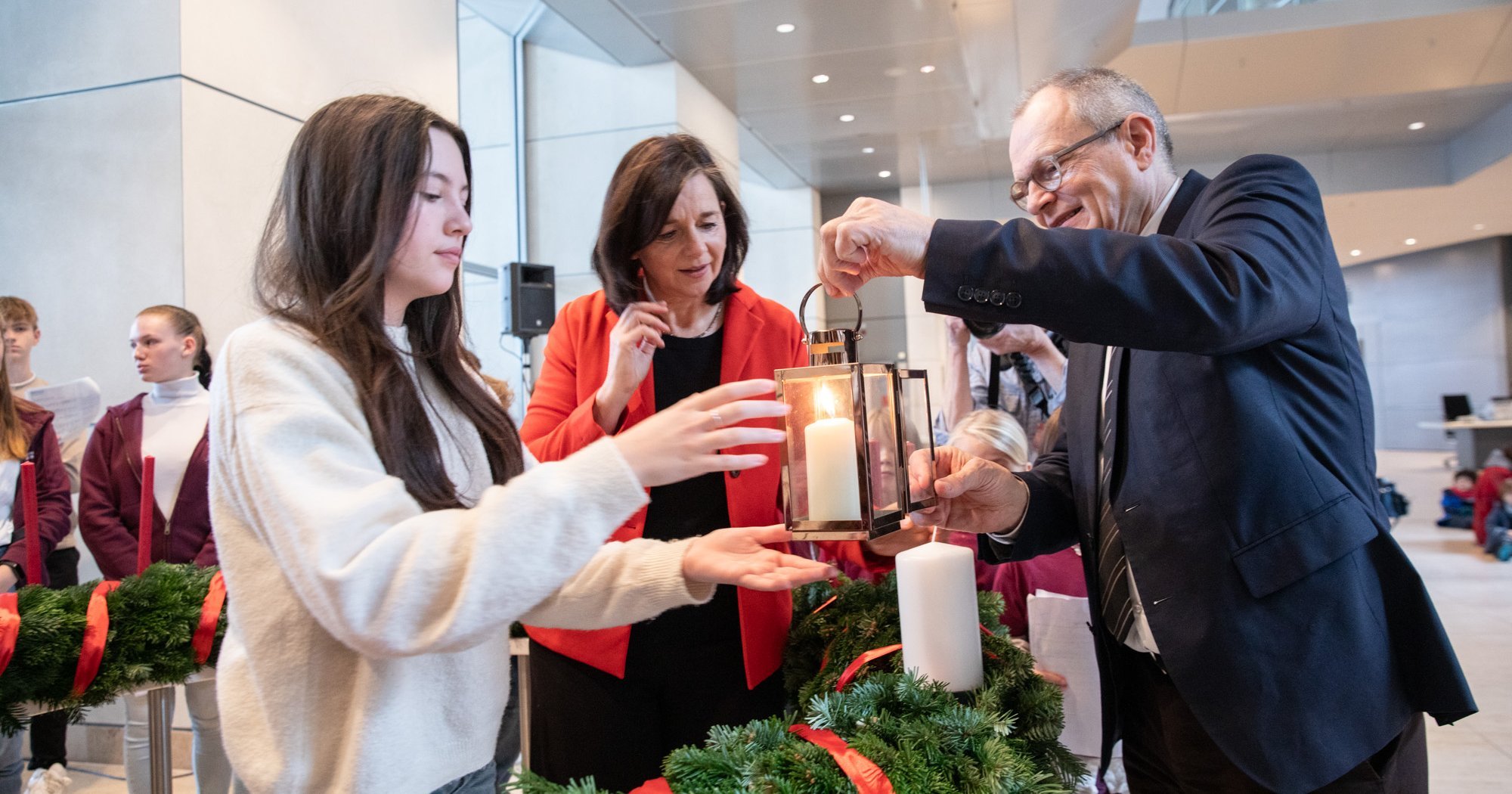 Wichern Adventskranz Bundestag - Diakonie Deutschland